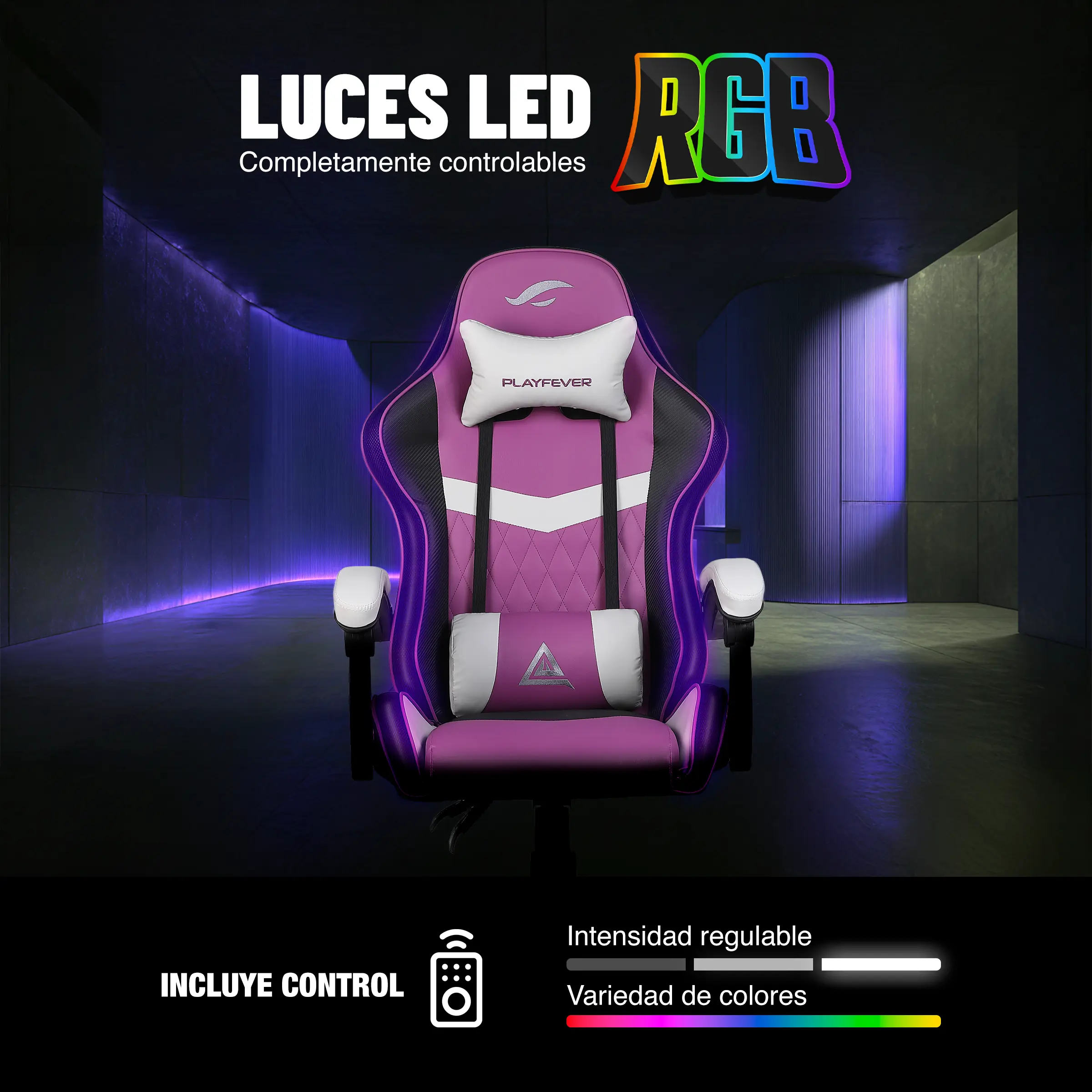 Sillas Gamer RGB | Iluminación LED Gaming | PlayFever | PlayFever